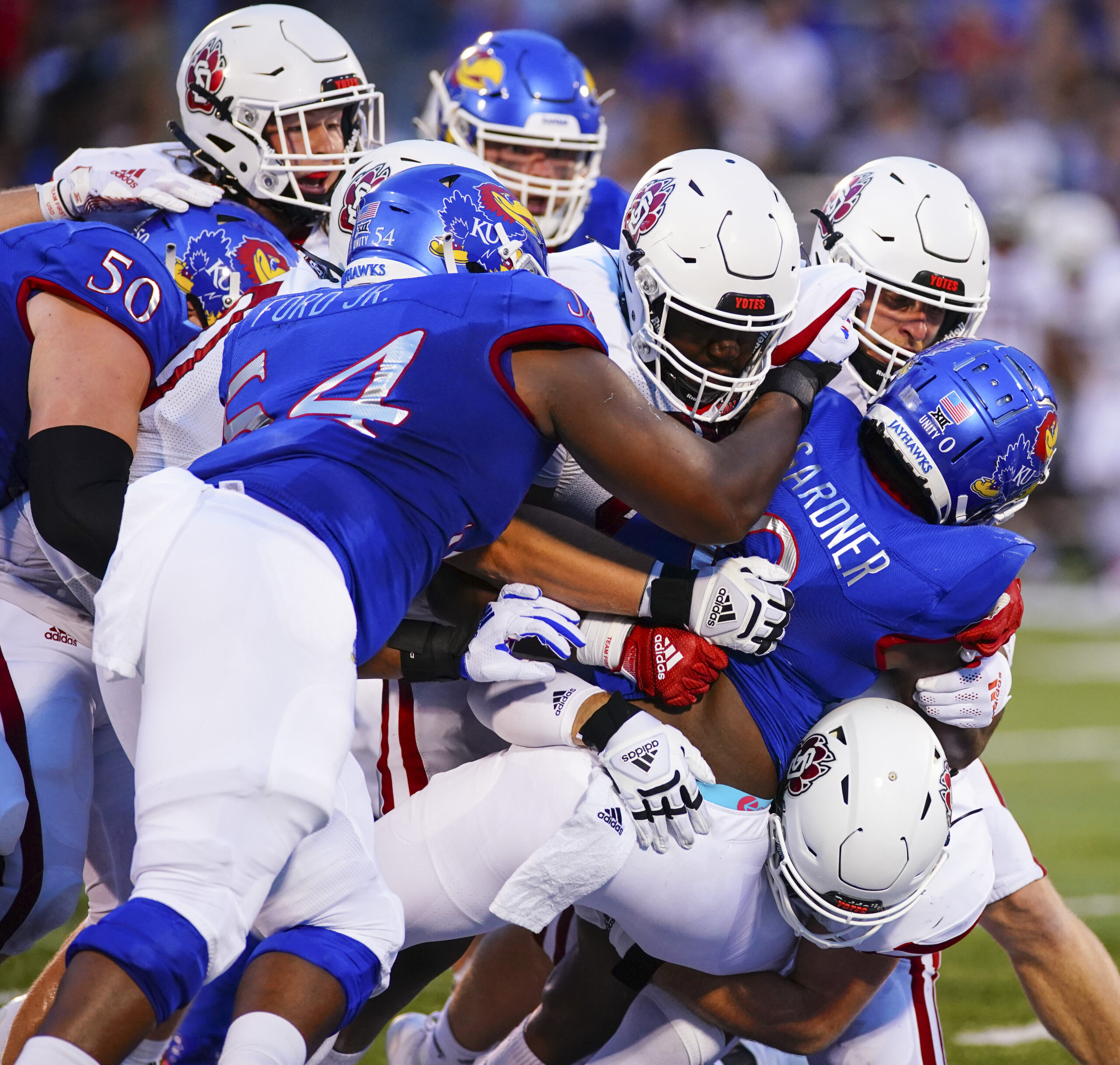 Entering Week 2, cleaning up KU football’s running game will take some ...